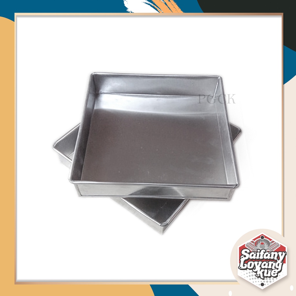 Torn Bread Pan/Roll Pan 4CM High Square Size Variants | Shopee Philippines