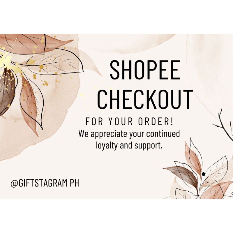 Shopee Checkout for items | Shopee Philippines
