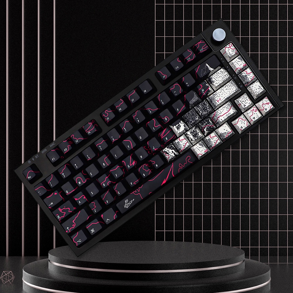 147 Keys GMK Graffiti Keycaps Cherry Profile PBT Dye Sublimation Mechanical Keyboard Keycap For ...