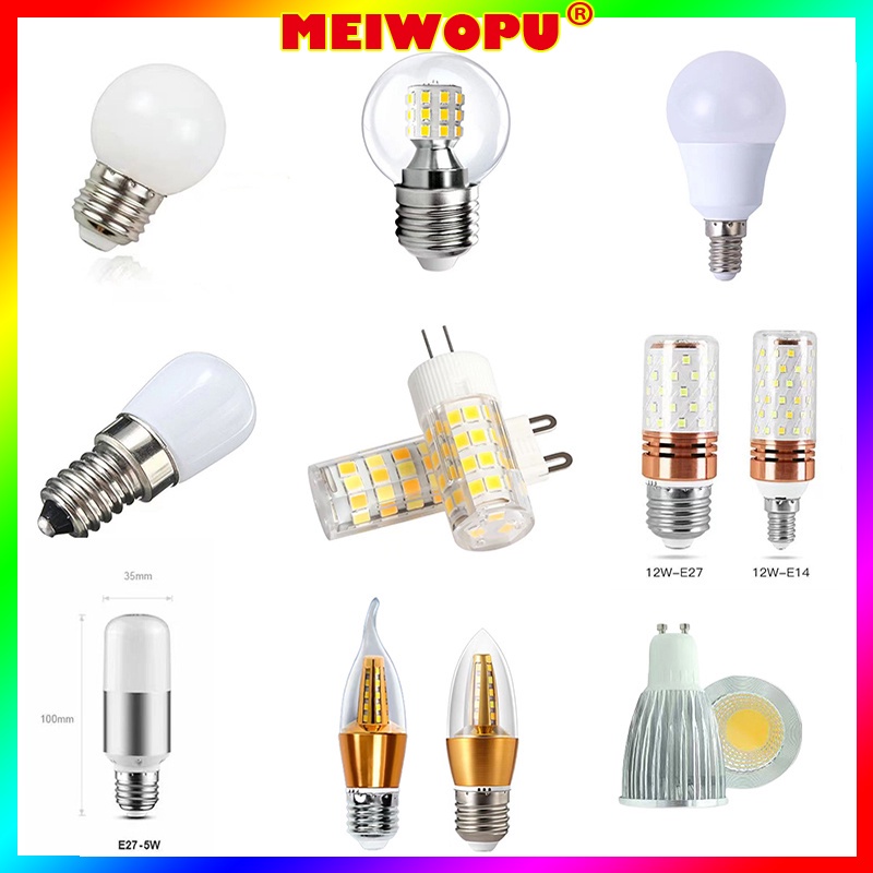 E27 E14 GU10 G9 LED Bulb Ceiling Lamp Wall Lamp Chandelier Lamp Desk ...
