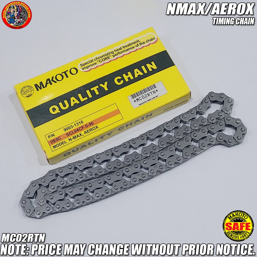NMAX/AEROX TIMING CHAIN MAKOTO (MC02RTN) | Shopee Philippines
