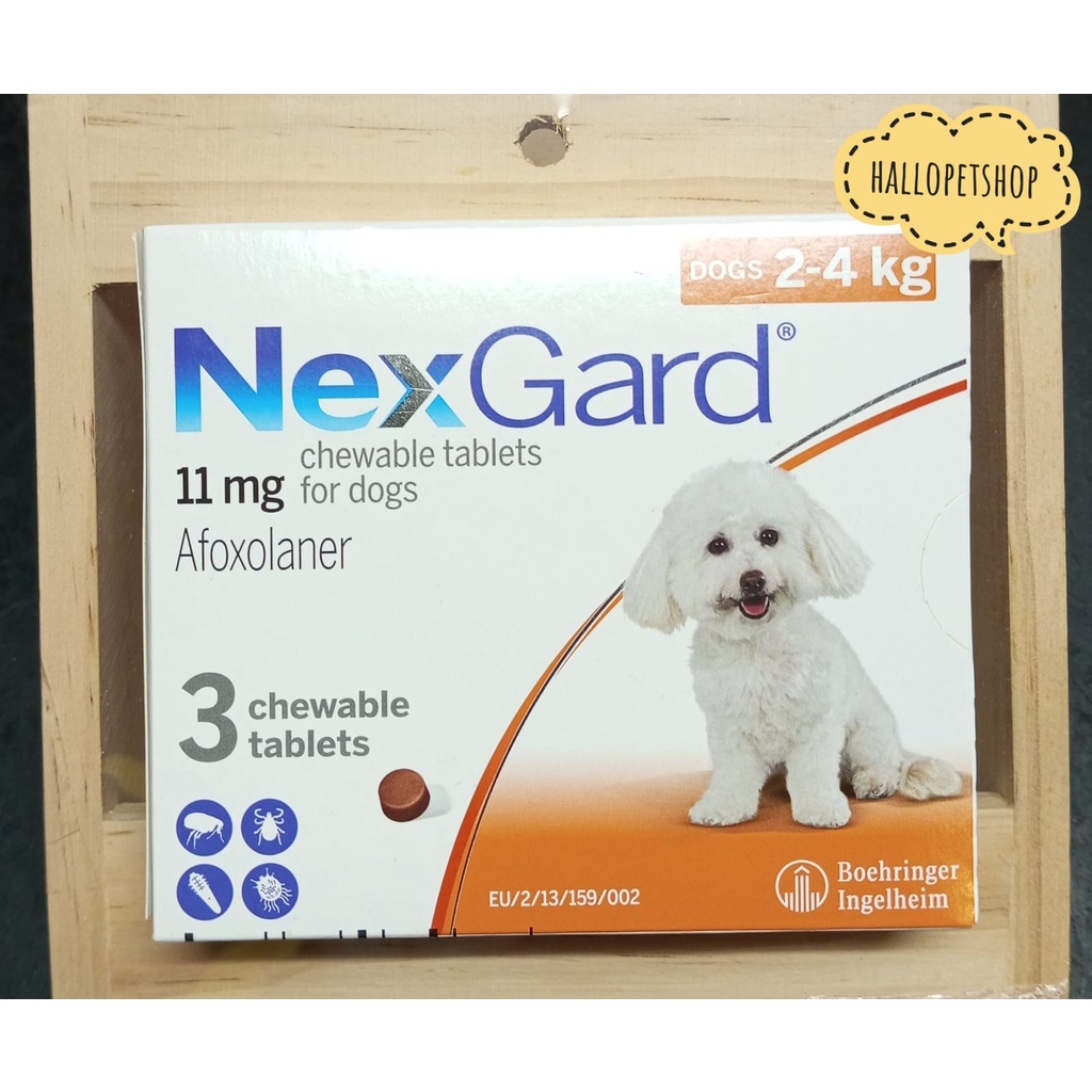Nexgard 2-4KG / TABLET / NEXGARD Drug Medicine SIZE S (PERTABLET Price ...