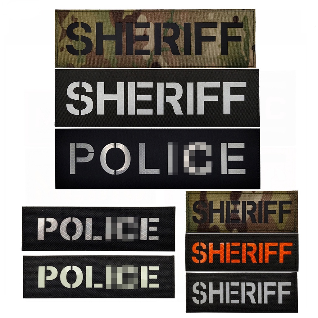 Customized 】SHERIFF vest IR night identification chapter reflective ...