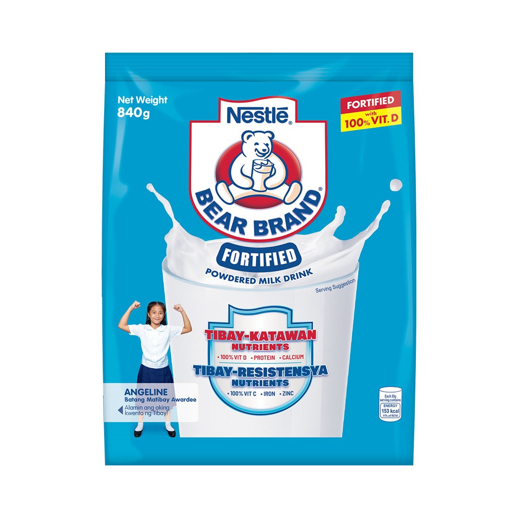Bear Brand Fortified Powdered Milk Drink 840g | Shopee Philippines