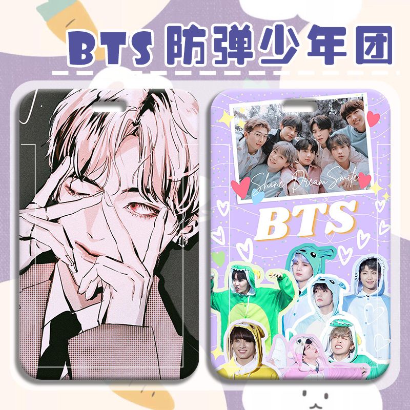 K-POP BTS Instagram Custom Student ID Card Personal ID Card Holder MRT ...