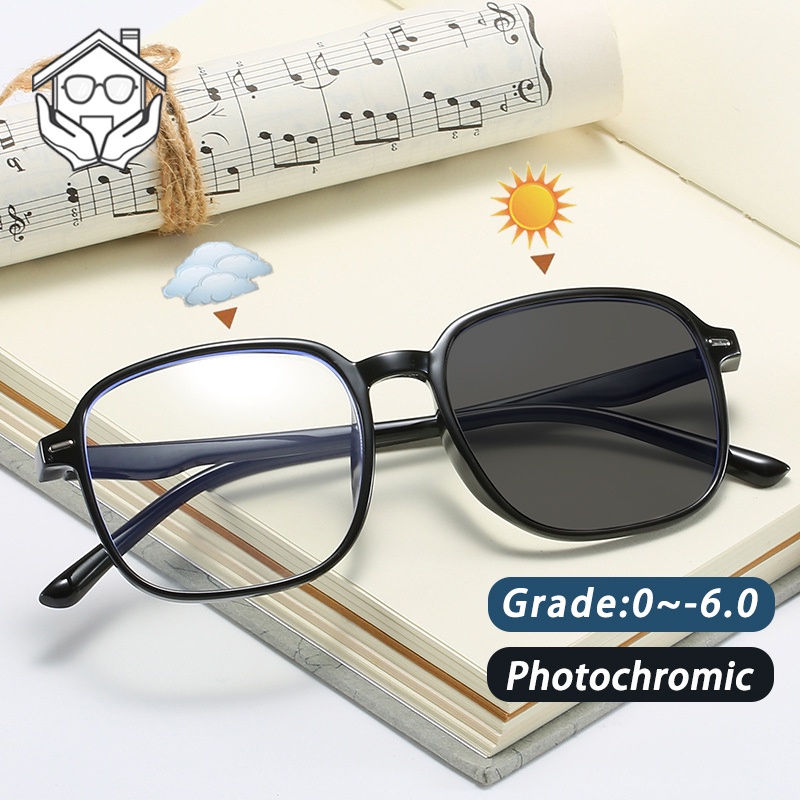 Graded Glasses For Women Men Photochromic Grey or Anti Radiation ...