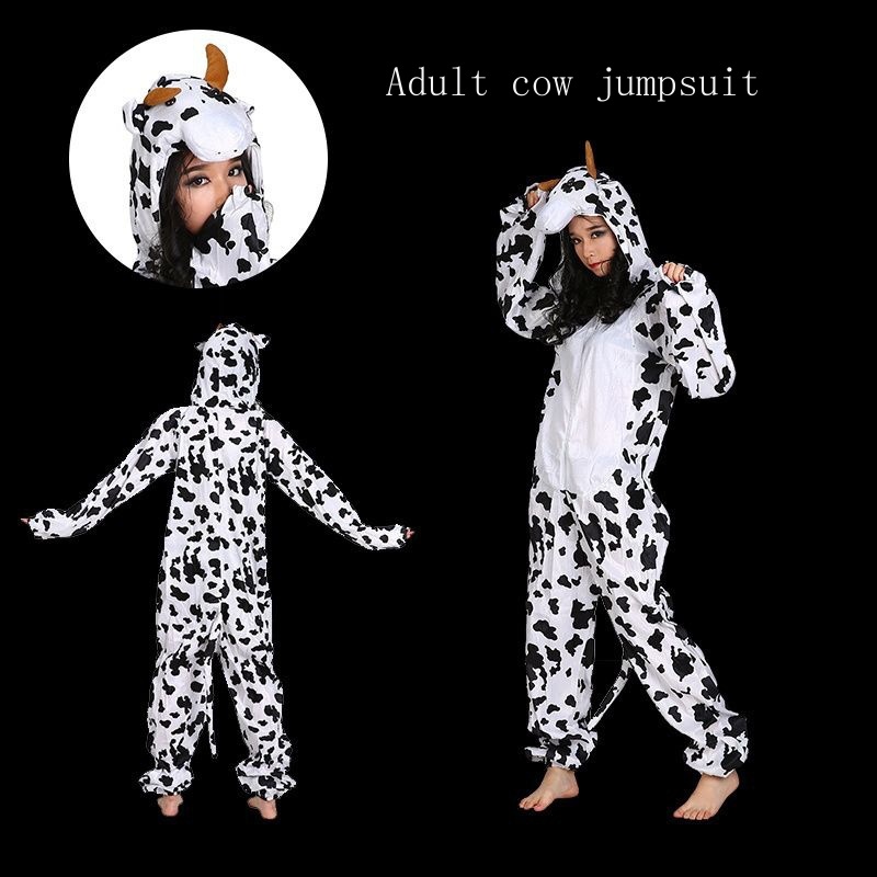 Funny costumes for adult animals, cows, kids and adult cosplay cartoon ...