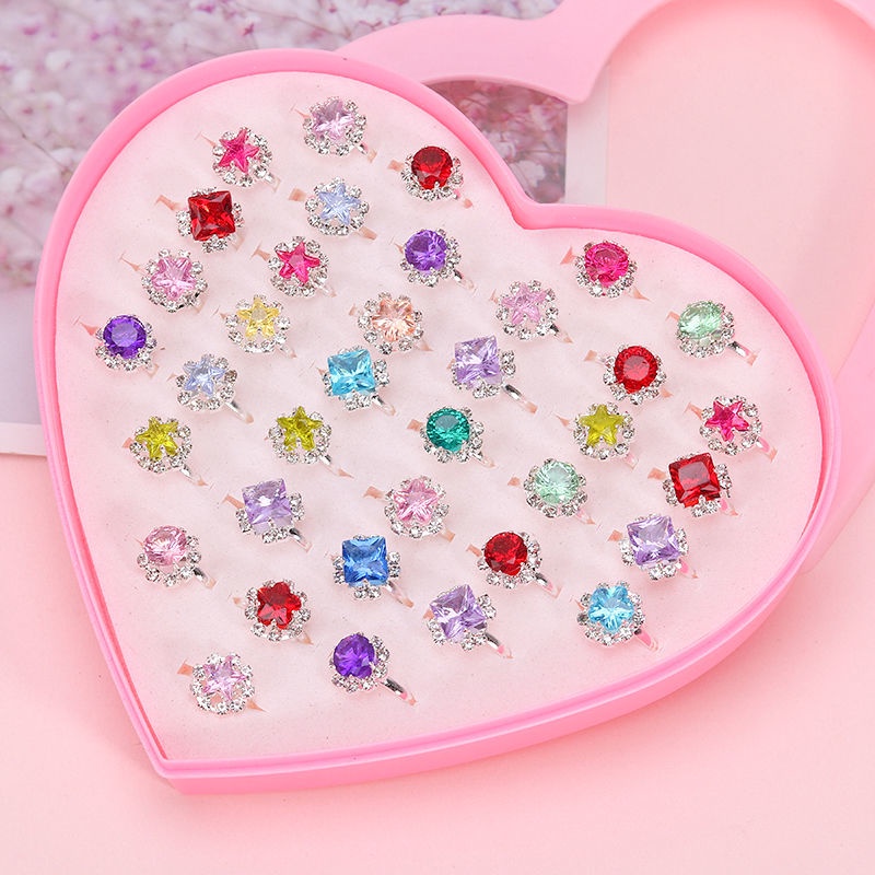 Frozen Children's Ring Cartoon Little Girl Elsa Princess Jewelry ...