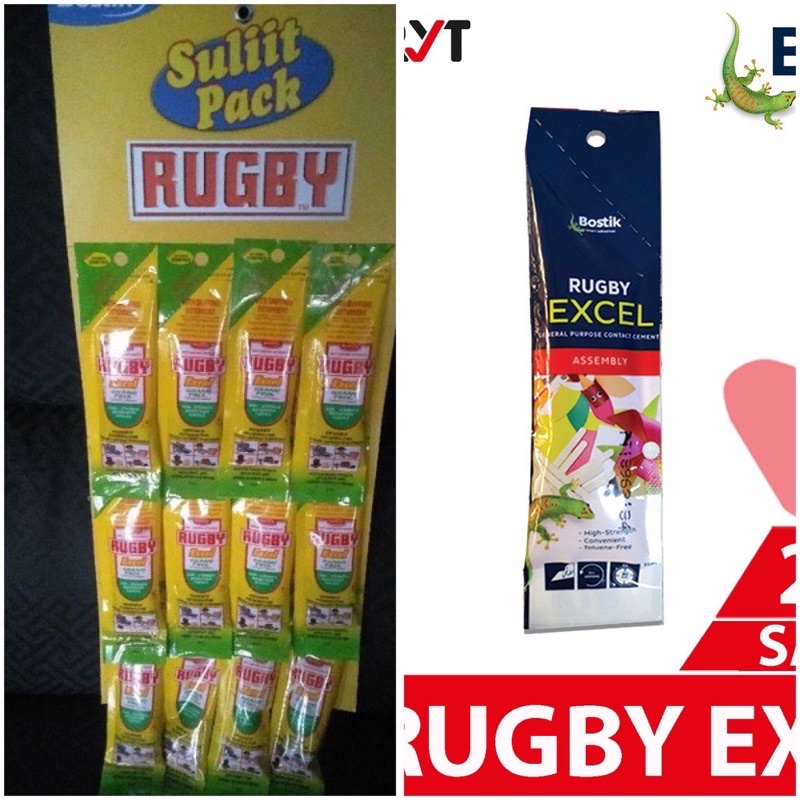 bostik Rugby Excel Grand Prix 20ML (12pcs）,rugby sachet. | Shopee ...