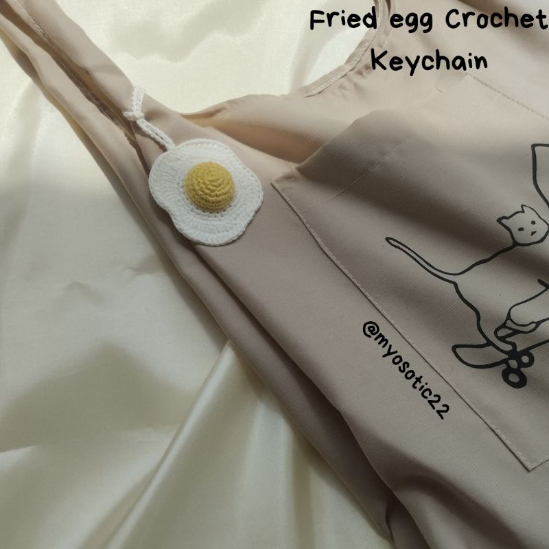 GANTUNGAN Keychain | Keychain - Fried egg | Shopee Philippines