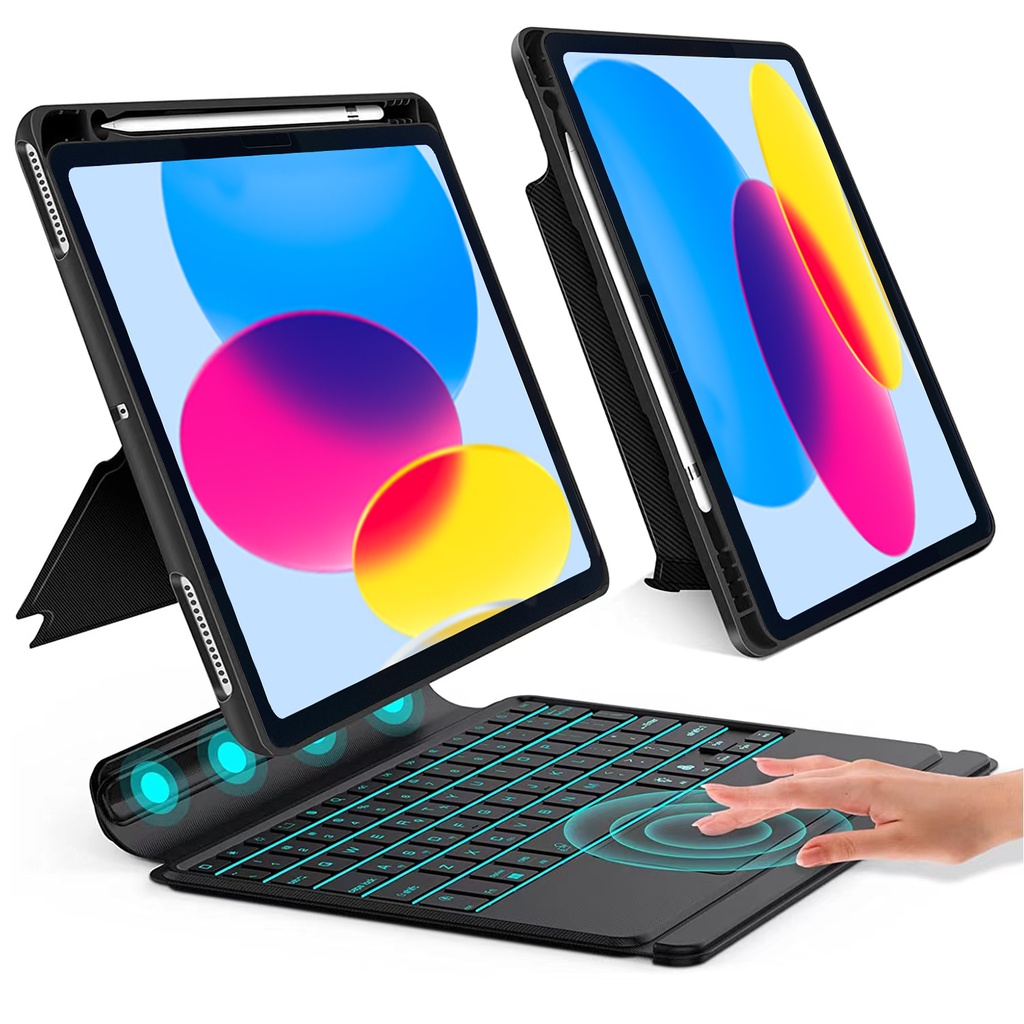 Magnetic Detachable Keyboard Case for-iPad 10 10th Gen 10.9 2022 with ...