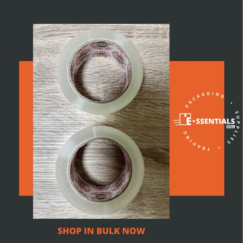 2x100 meters EXACT Packaging Tape Clear (1 roll) COD-ready | Shopee ...