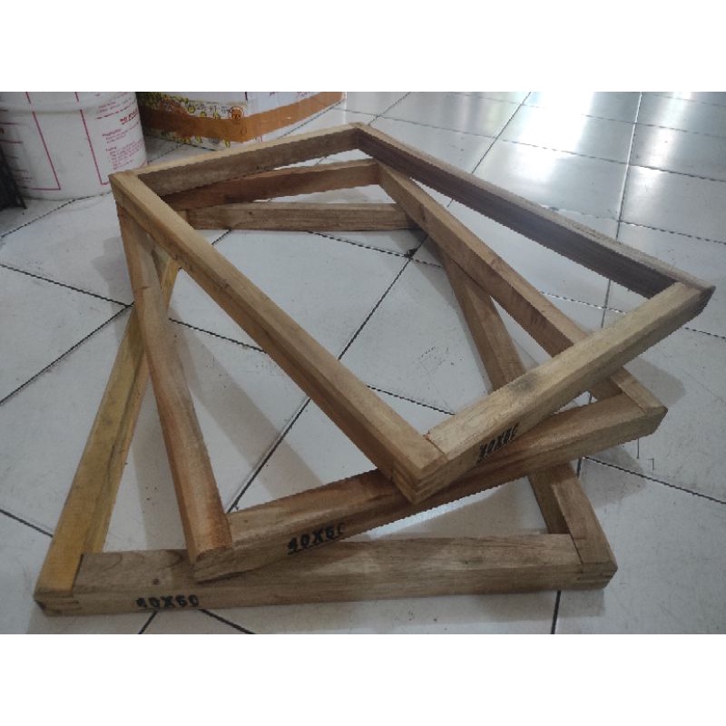 KAYU 40x60 Wood Frame Screen Without Fabric Price per pcs | Shopee ...