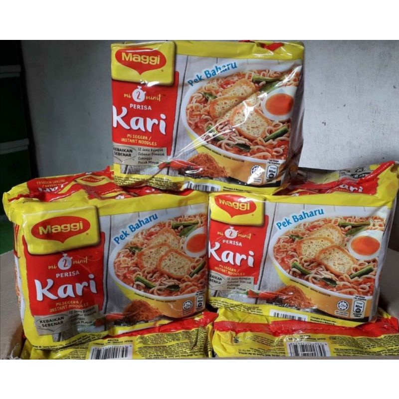 Maggi kari Malaysian noodles 79g x 5 packs | Shopee Philippines