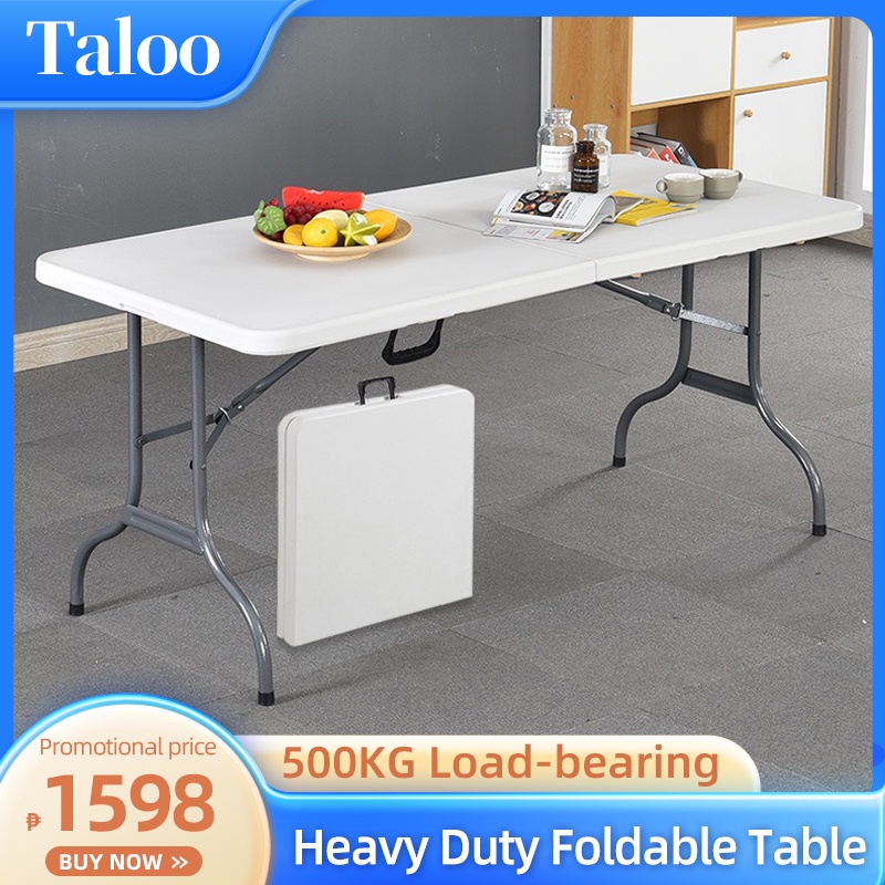 Folding Table 1.8M Foldable Table Portable Outdoor Folding Table Dining ...