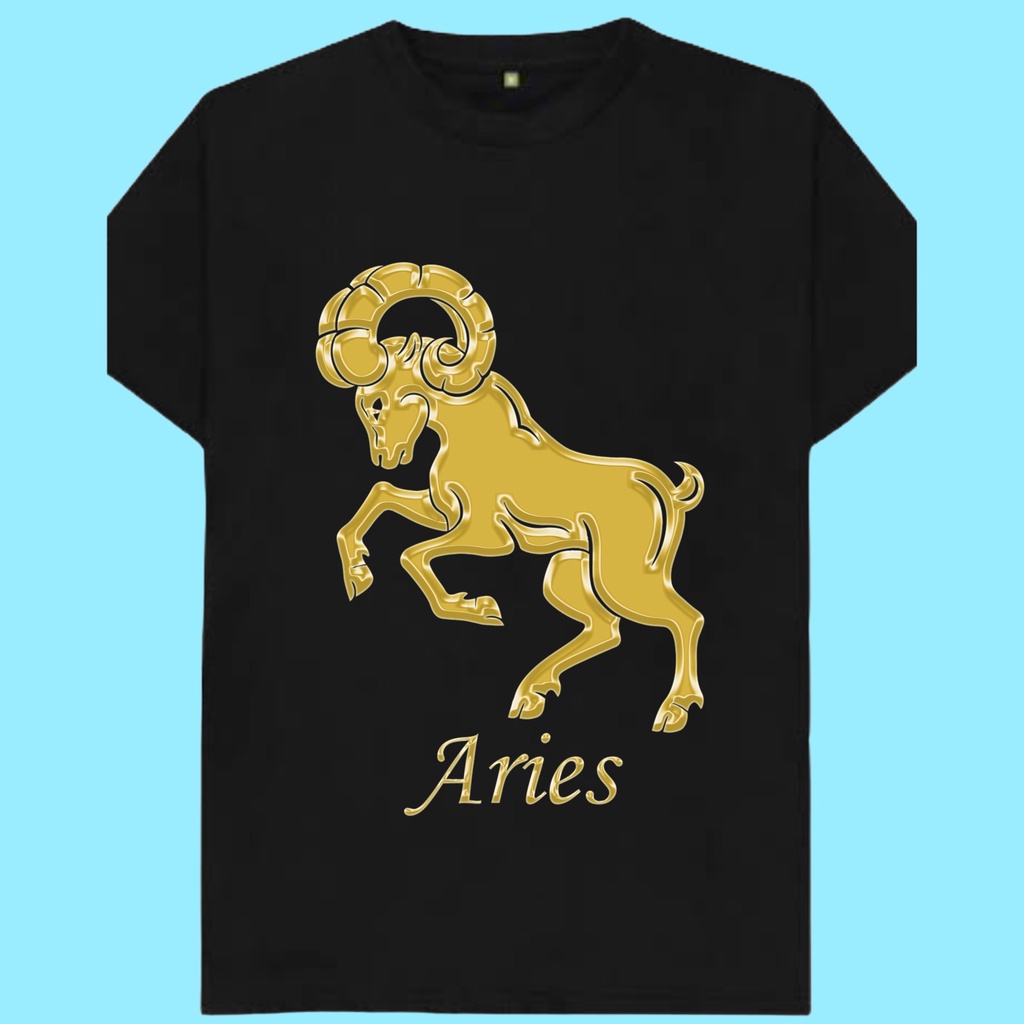 ARIES TSHIRTS | ZODIAC SIGN | DTF PRINT | A3 IMAGE SIZE | HIGH QUALITY ...