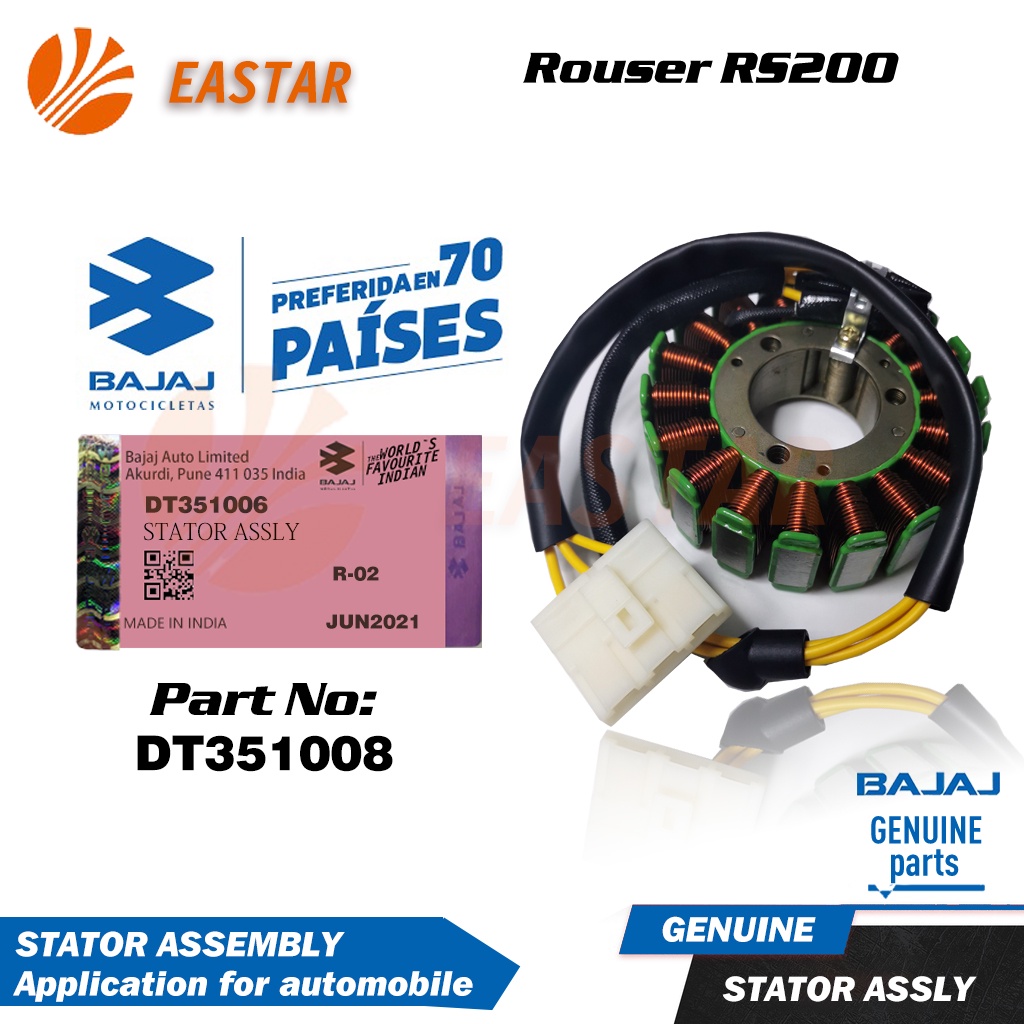 STATOR ASSEMBLY Rouser RS200 DT351006 OR DT351008 | Shopee Philippines