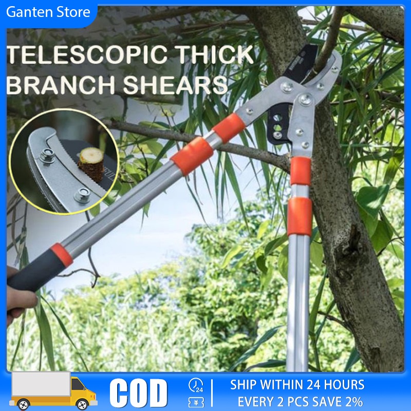 Extendable Loppers Branch Cutter Retractable Pruning scissors Long ...