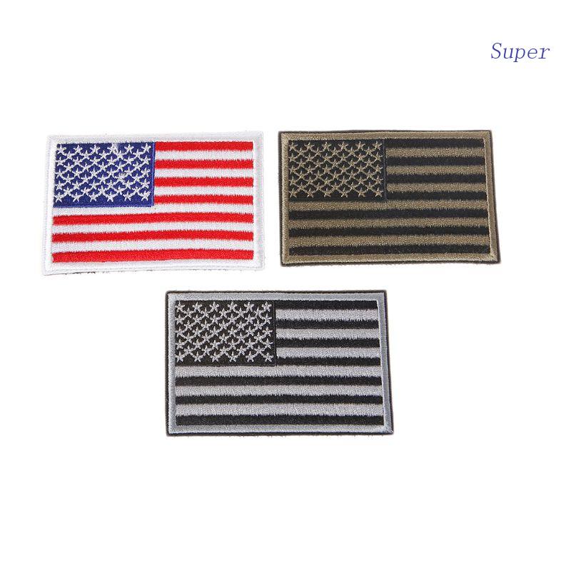 Super American Flag Patch The United States US Flag USA Tactic Patch ...
