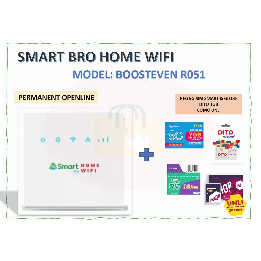 SMARTBRO HOME WIFI CAT4 WHITE (OPENLINE) | Shopee Philippines
