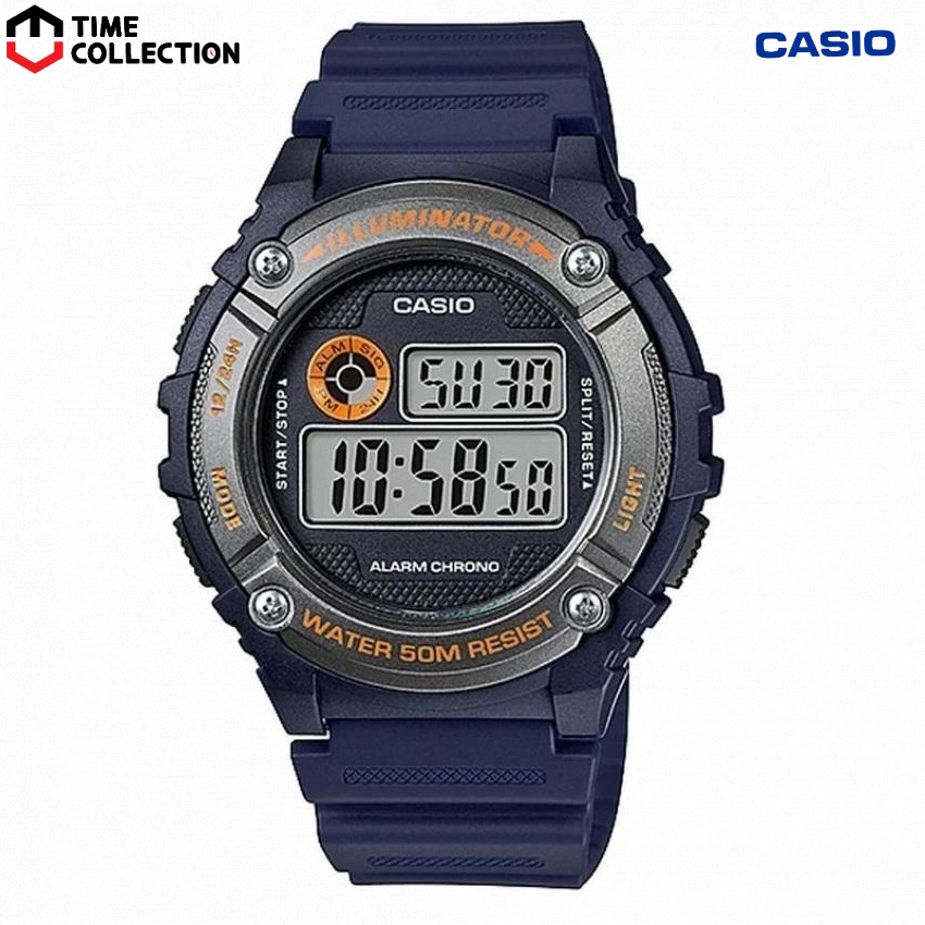 Casio W-216H-2B Digital Rubber Strap Watch | Shopee Philippines