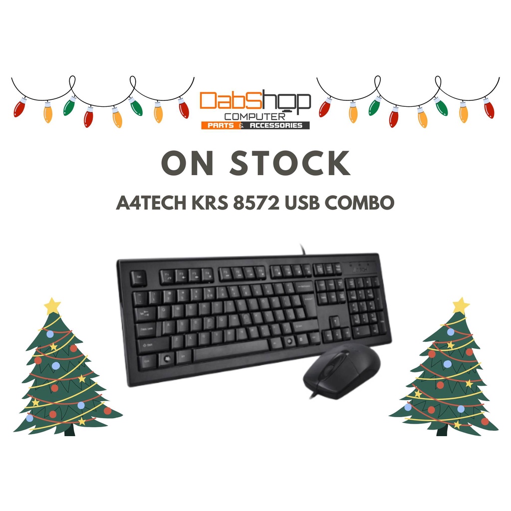 A4TECH KRS 8572 USB COMBO | Shopee Philippines