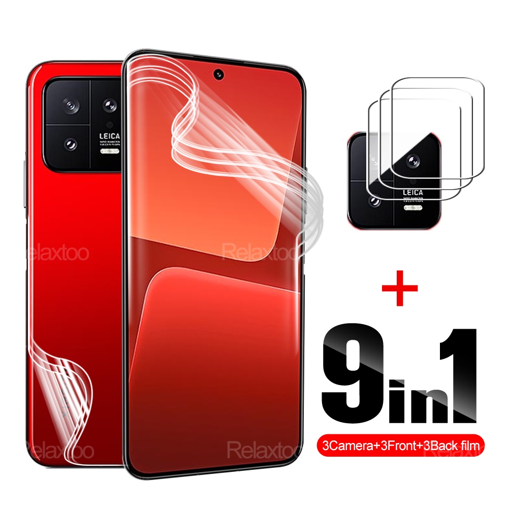 9in1 Hydrogel Films For Xiaomi 13 13Pro 12 12x 12Pro 12s Ultra 11 ...