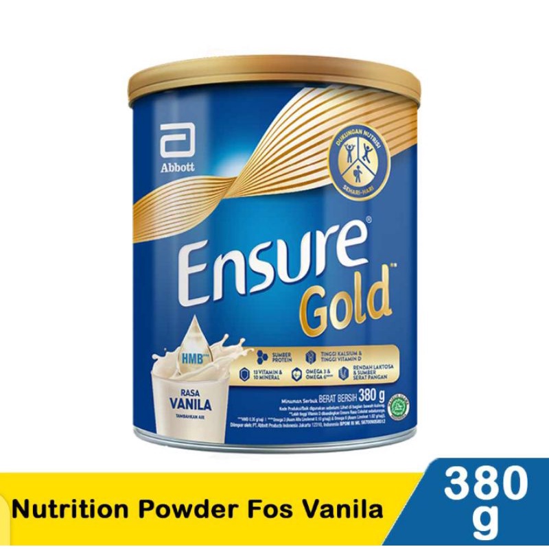 Ensure Low Lactose Milk Vanilla 380g / New Packaging Ensure Gold Vanilla 380 g | Shopee Philippines