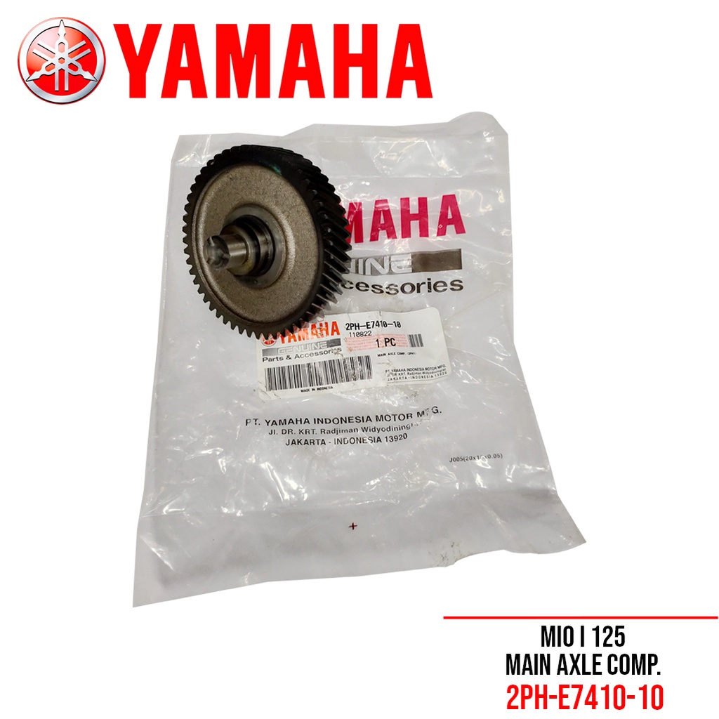 MIOI125TRNS1 | Mio i 125 Yamaha Main Axle Comp. 2PH-E7410-10 | Shopee ...