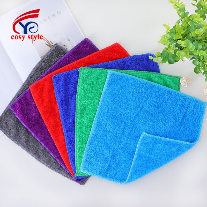 microfiber cloth 12pcs random color | Shopee Philippines
