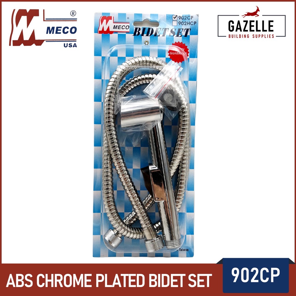 Meco Bidet Set 1/2 inch Female Connector & Holder Spray Chrome Plated ...