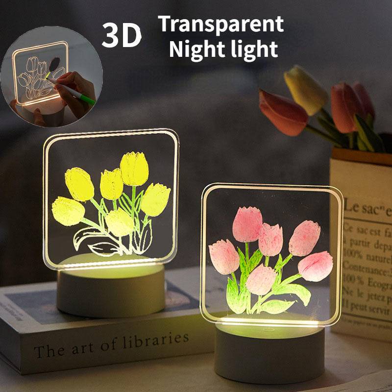 Note Board Creative Led Night Light USB Message Board Holiday Light ...