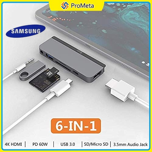 Samsung Type C Hub 6 in 1 USB Adapter for Galaxy Tab S7 S8+ S9 S10+ S10 ...