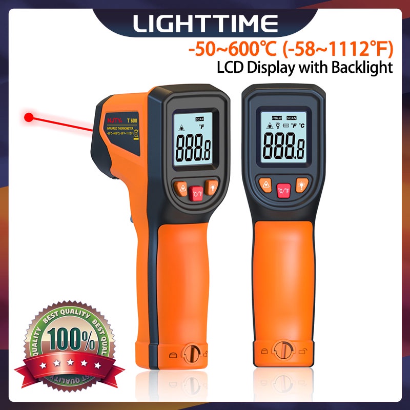 Infrared Thermometer Non-Contact Digital Temperature Meter Professional ...