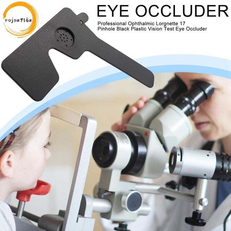 Professional Ophthalmic Lorgnette 17 Pinhole Black Plastic Vision Test ...