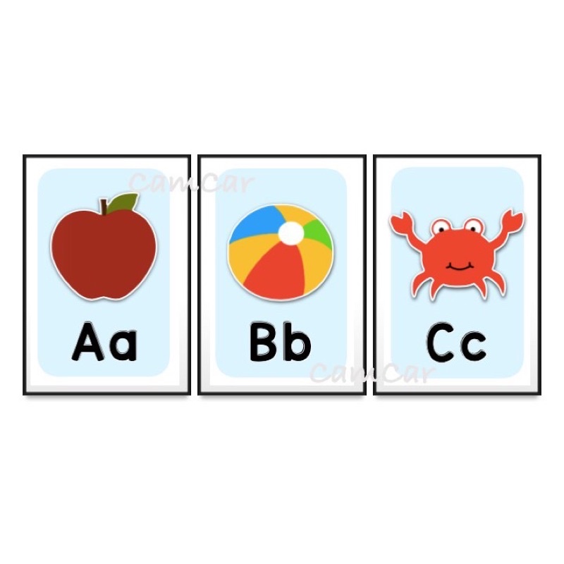 ABC FLASH CARD : Learn the Alphabet cards | Shopee Philippines