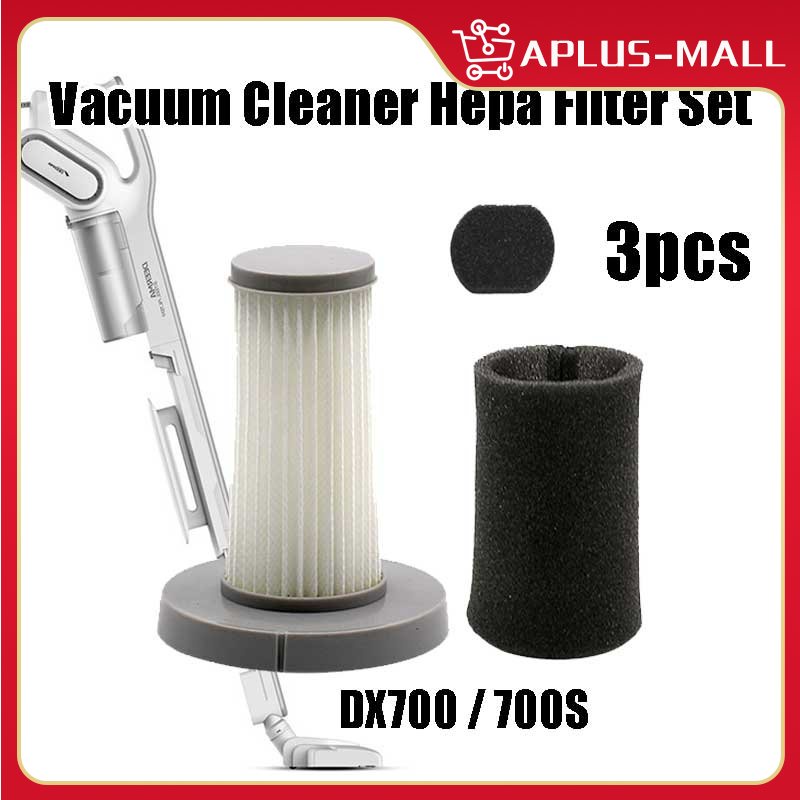 3Sets Vacuum Cleaner HEPA Filter Replacment For Deerma DX810/DX700 ...