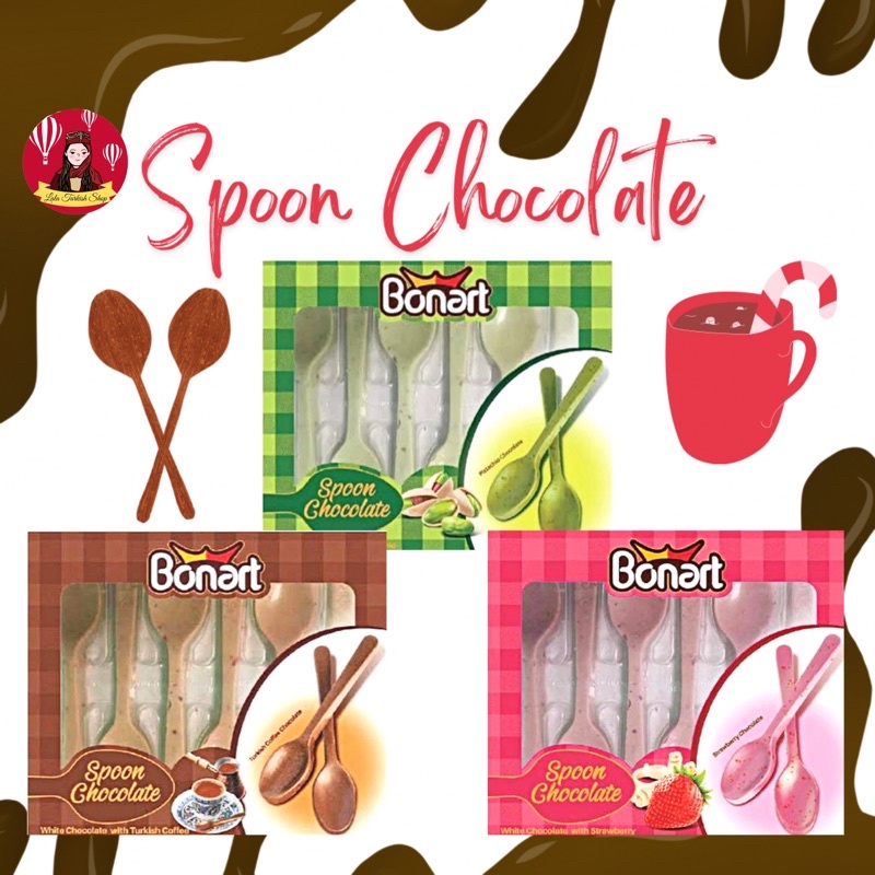 Chocolate Spoon Bonart Brand Imported From Turkey. | Shopee Philippines