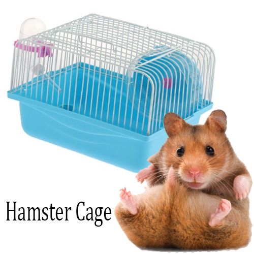 Small House Pet Cage Hamster Mice Crates Transport Cage Box with ...