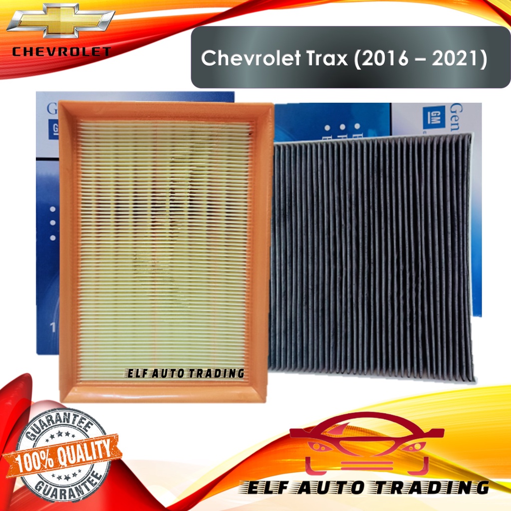 Combo Engine Air Filter and Charcoal Cabin Filter for Chevrolet Trax ...