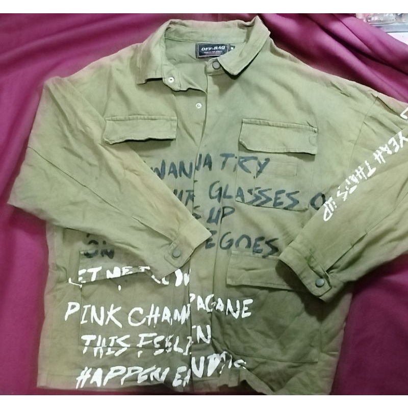 KOREAN FASHION DENIM/MAONG JACKET(UKAY) | Shopee Philippines