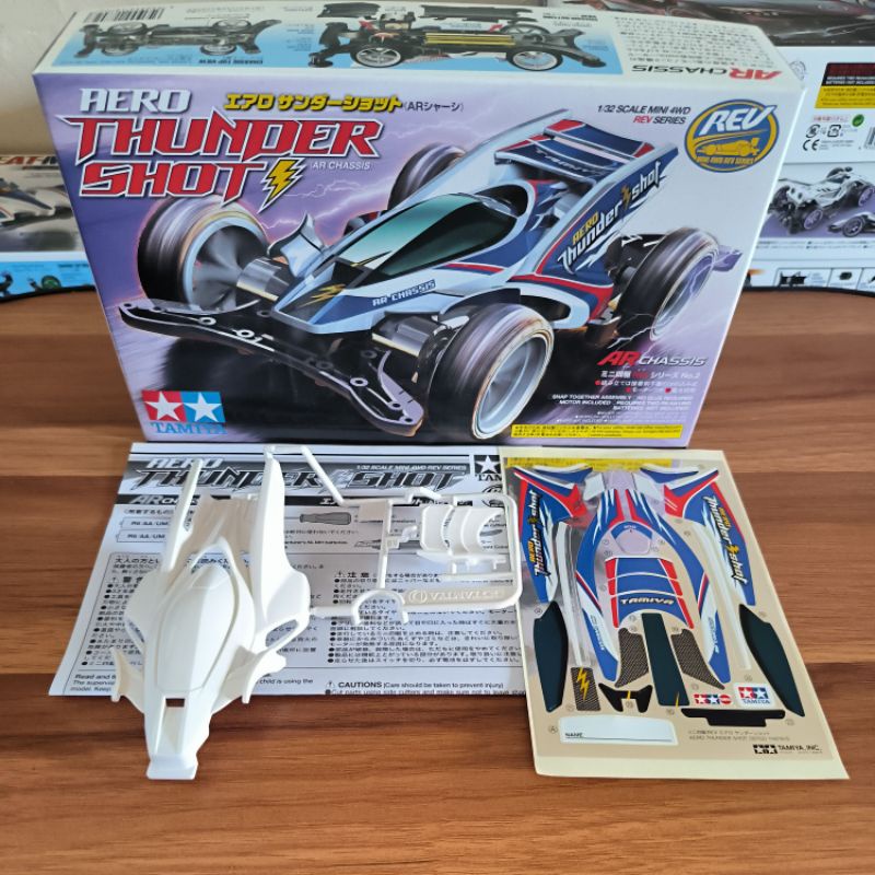 Tamiya 18702 BODY Aero Thundershot Original+Decal+Box | Shopee Philippines