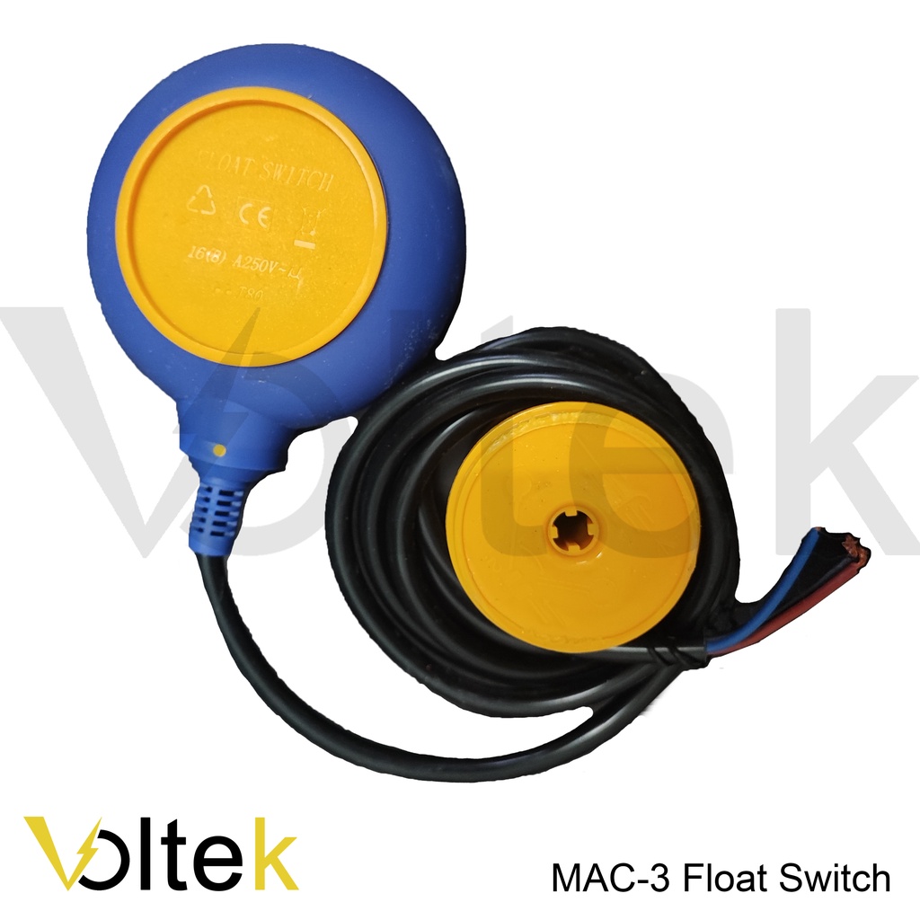 Float switch cable fluid water level controller mac 3 with cable 2 meters or 5 meters for water ...
