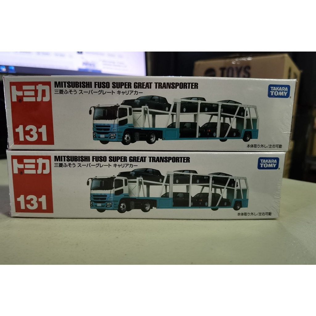 Takara Tomy Tomica #131 Mitsubishi Fuso Super Great Transporter | Shopee Philippines