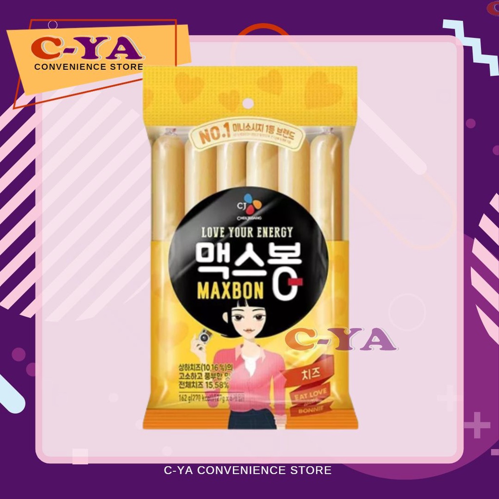 [CJ] Maxbon Cheese Sausage 27g*6 (162g) | Shopee Philippines