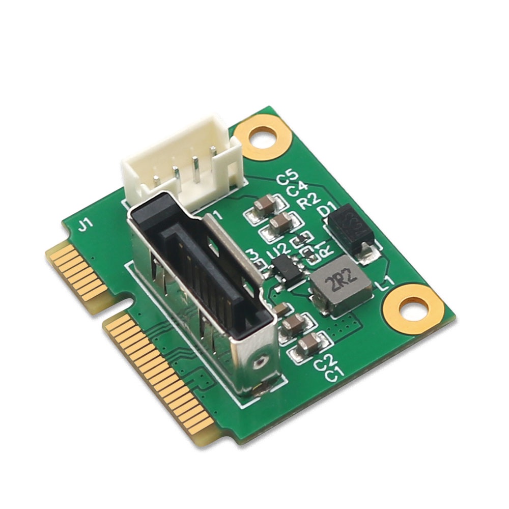 MSATA to SATA Converter Card Mini SATA to 7-Pin SATA Extension Adapter ...