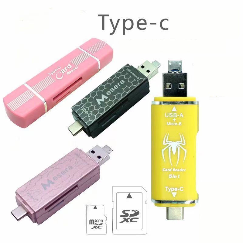 Type-C Card Reader All-In-One TF Single USB micro Trapezoidal Port TFSD ...