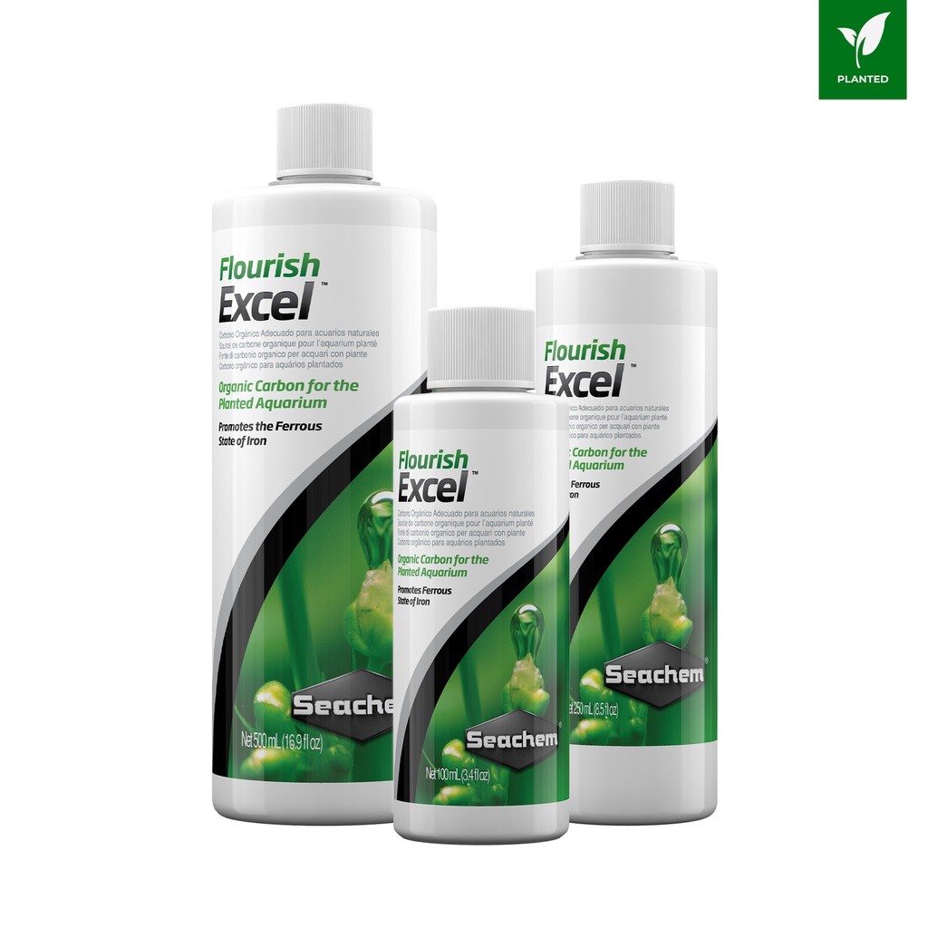 Seachem Flourish Excel - Liquid Carbon Supplement for Lush Aquatic ...