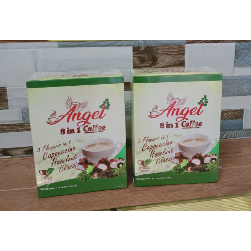 Angel coffee 8 in 1 Original (12 Sachets) | Shopee Philippines