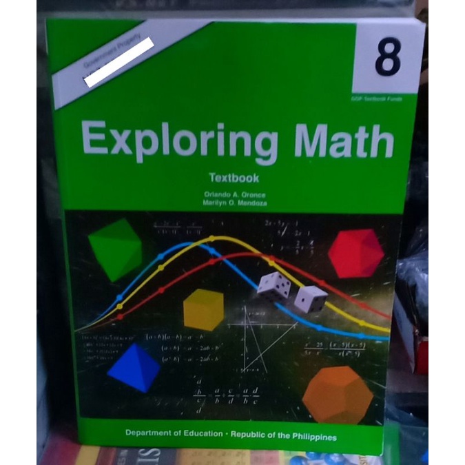 Exploring Mathematics Textbook Grade 8 | Shopee Philippines